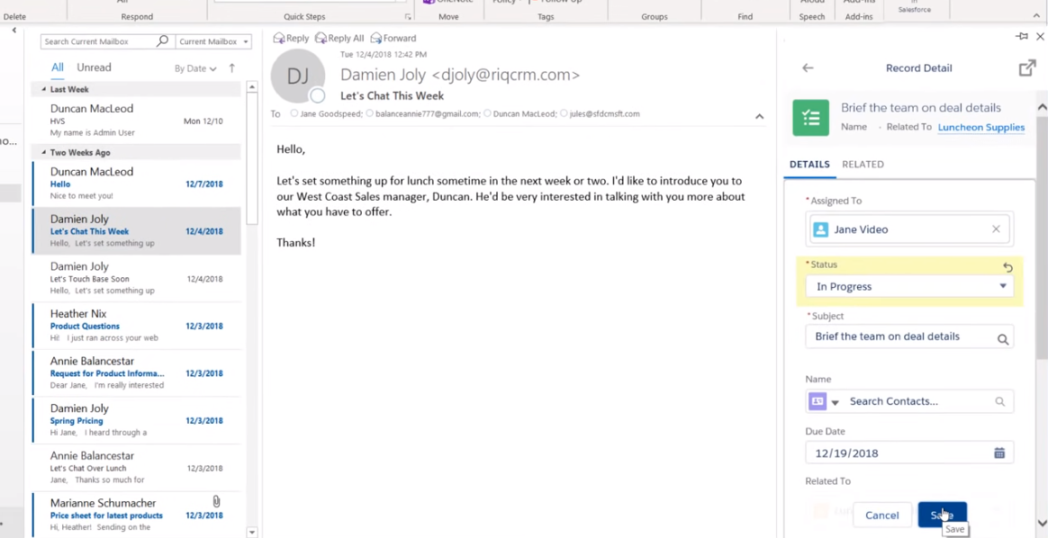 Let's connect your Gmail and Outlook inbox with Salesforce - 360 Degree ...