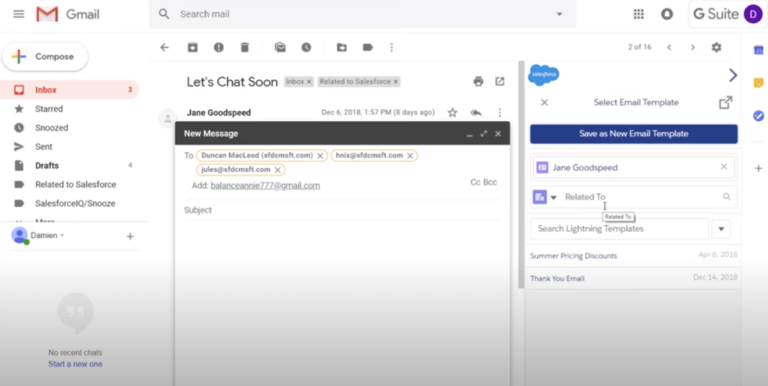 Let's connect your Gmail and Outlook inbox with Salesforce - 360 Degree ...