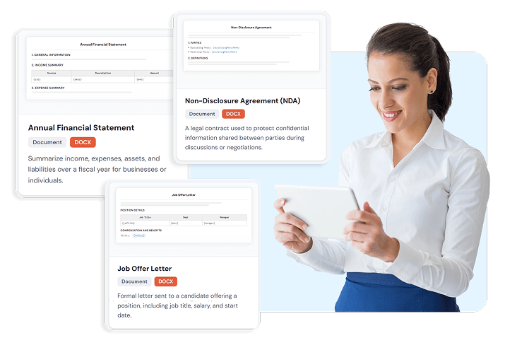 SmartDocs Document Generation Dashboard